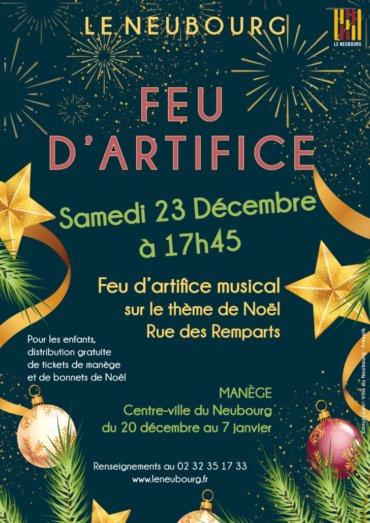 FEU D'ARTIFICE DE NOËL - Office de Tourisme du Pays du Neubourg